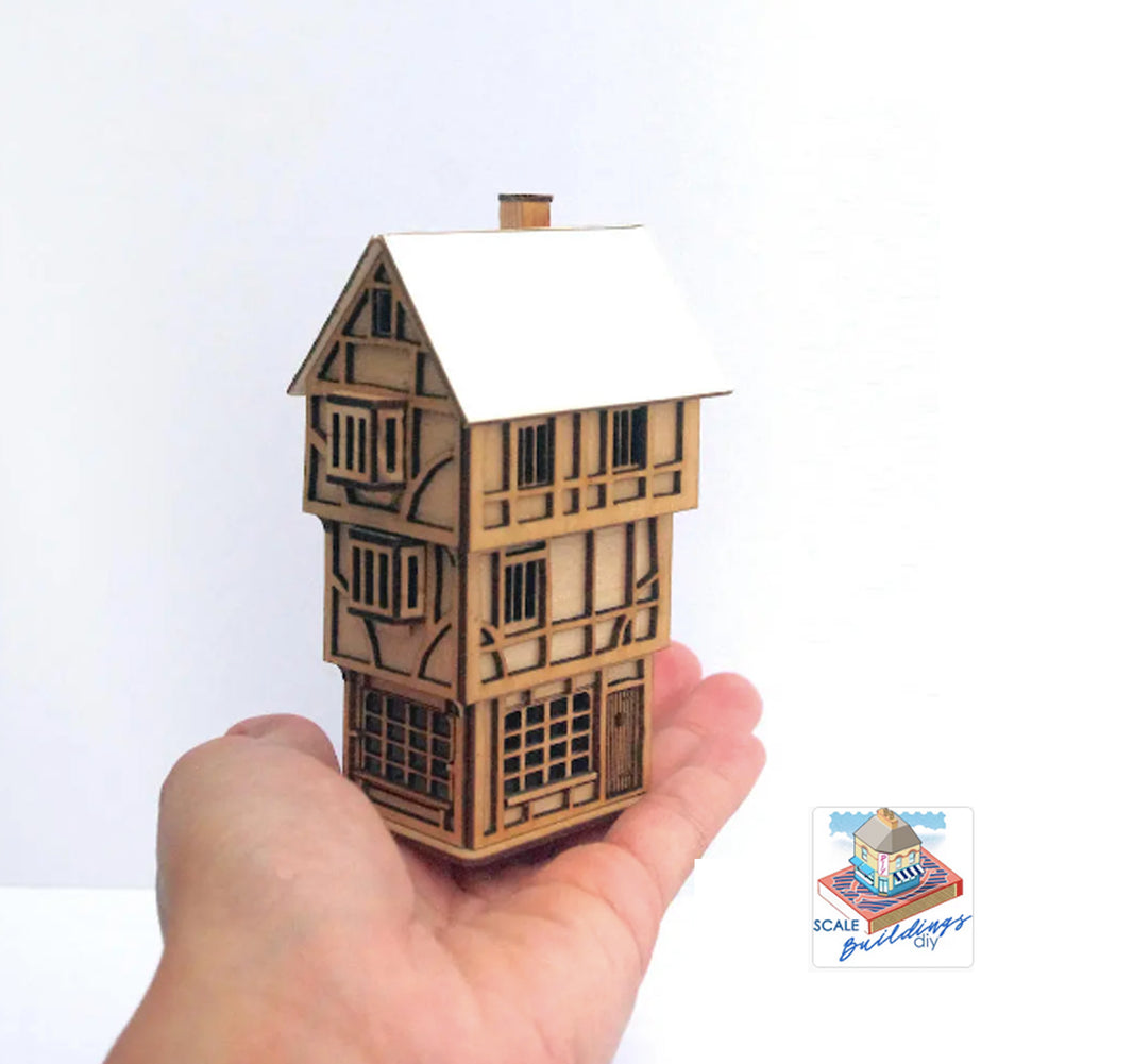 SCALE BUILDINGS DIY 1:48 1:144 1:100 1:72 miniature kit model maker